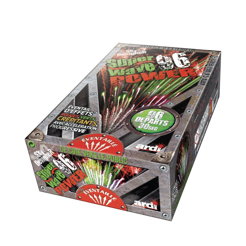 Feu d'Artifice Super Wave Power - 96 départs en 30 secondes | Articles ...